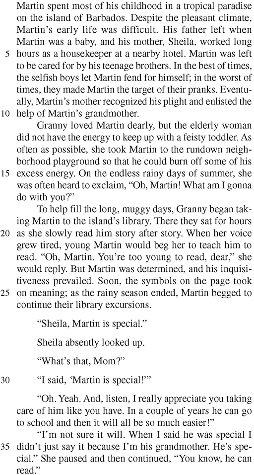 ACT Reading Question 458: Answer and Explanation_ACTexam.net