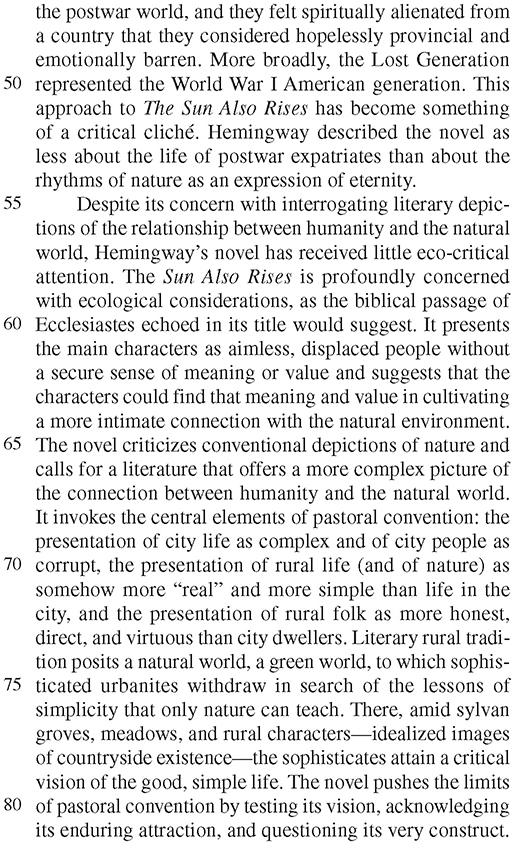 ACT Reading Question 514: Answer and Explanation_ACTexam.net